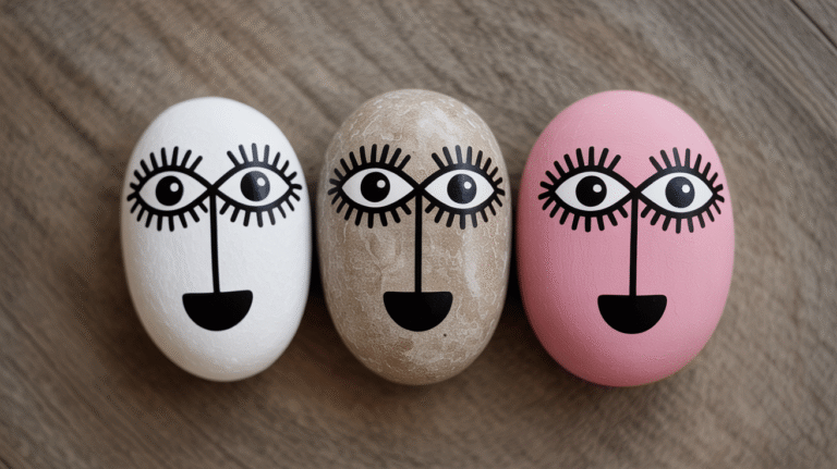 30 Painted Rock Faces Ideas for Kids and Adults – Easy and Creative ...