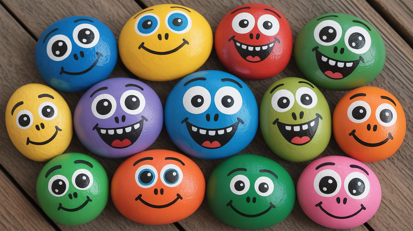 30 Painted Rock Faces Ideas for Kids and Adults – Easy and Creative ...