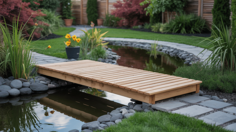 35 Garden Bridge Ideas for Backyard and Pond