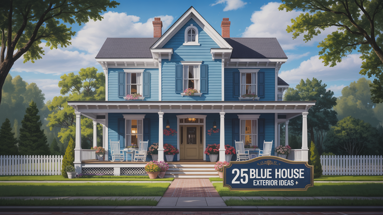 25 Blue House Exterior Ideas – Best Color Schemes