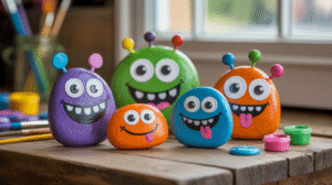 30 Painted Rock Faces Ideas for Kids and Adults – Easy and Creative ...