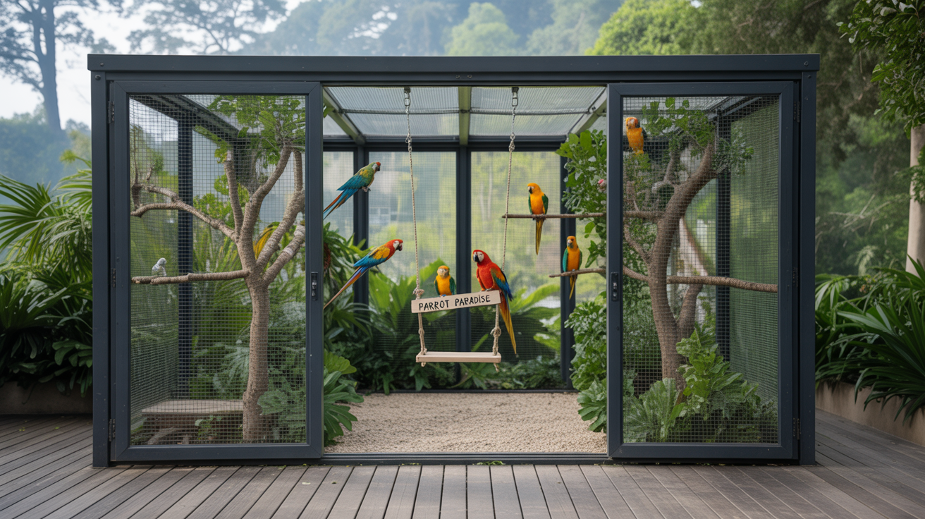 10 Outdoor Walk In Aviary Ideas and DIY Plans