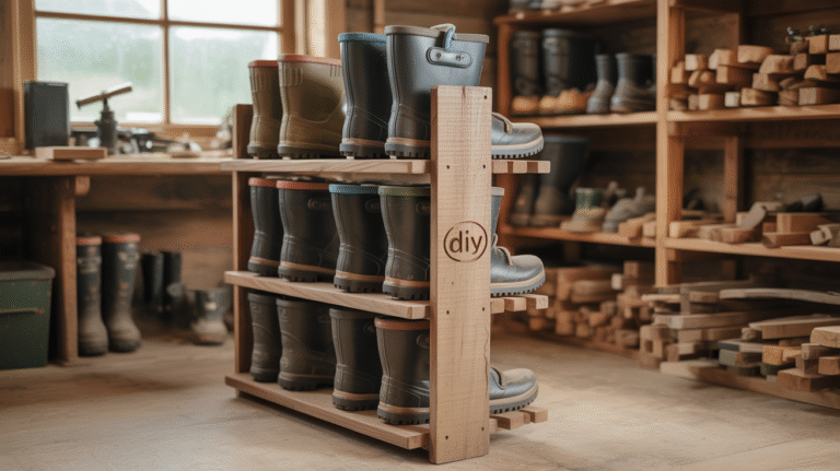 10 DIY Boot Rack Plans and Ideas to Keep Your Home Organized