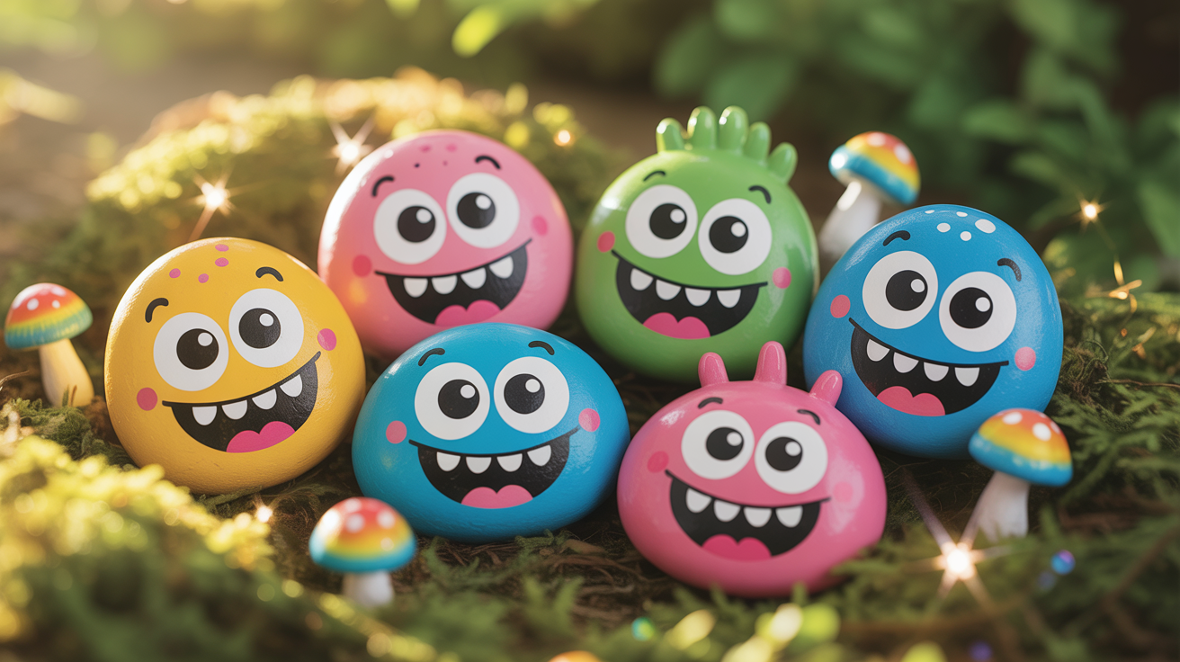 30 Painted Rock Faces Ideas for Kids and Adults – Easy and Creative ...