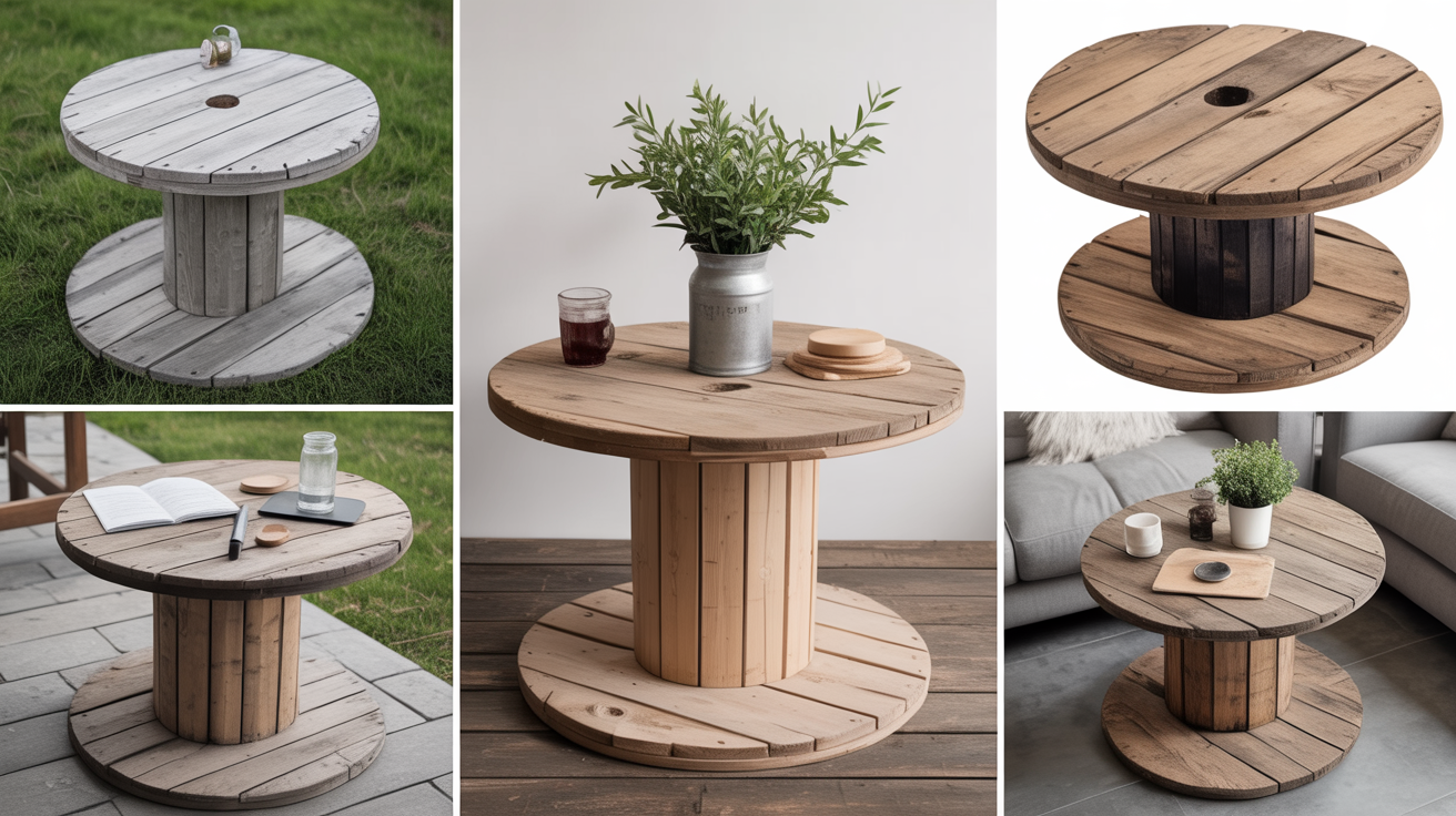 10 Cable Spool Table DIY Ideas and Plans