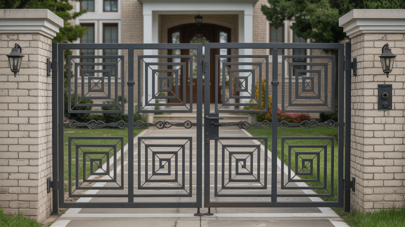 70 Ornamental Wrought Iron Gate Designs and Ideas for Fence and Driveway