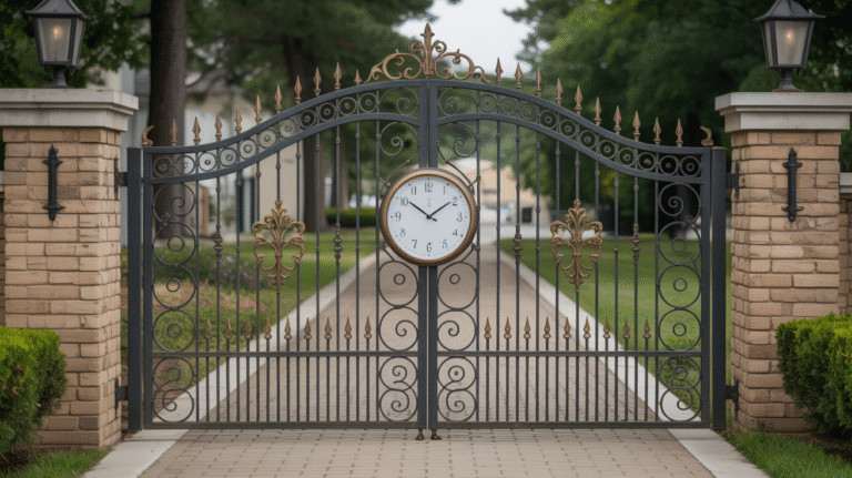 70 Ornamental Wrought Iron Gate Designs and Ideas for Fence and Driveway