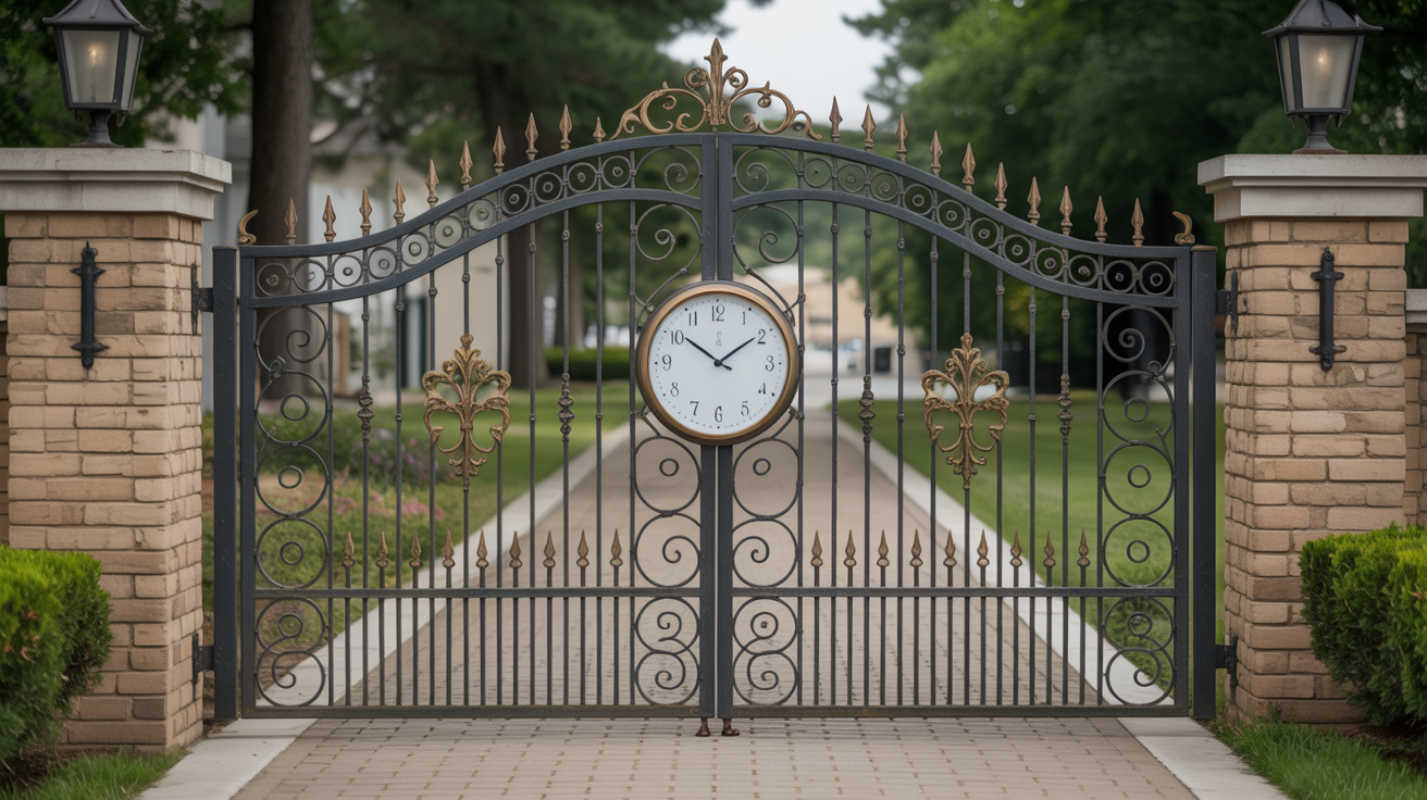70 Ornamental Wrought Iron Gate Designs and Ideas for Fence and Driveway