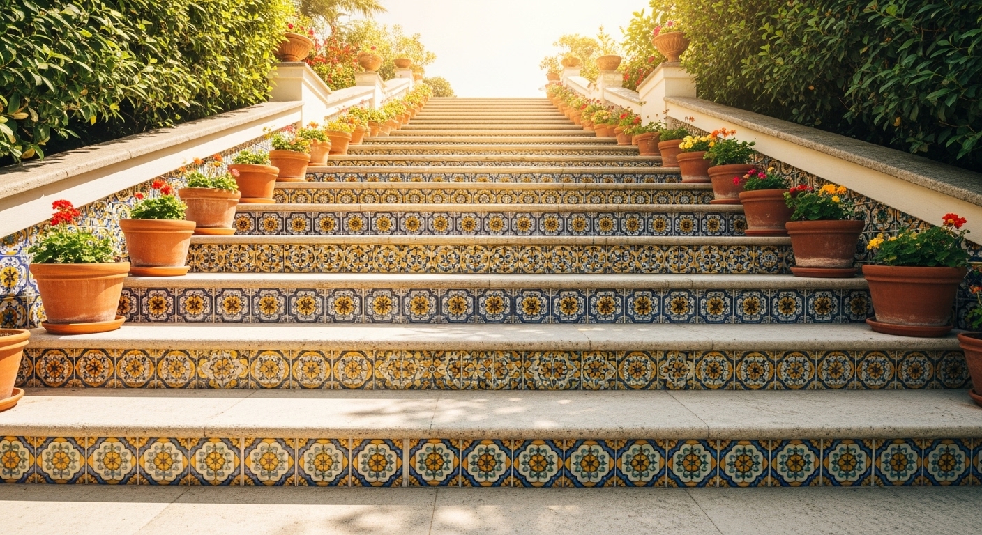 15 Outdoor Stair Ideas to Elevate Your Deck, Patio, and Garden Design ...